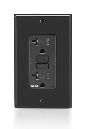 Leviton AFTR2-E SmartlockPro Outlet Branch Circuit Arc-Fault Circuit ...