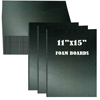 15Pack Foam Core Board 11x15 Black Foam Board 3-16 - 5MM Thick Mat ...