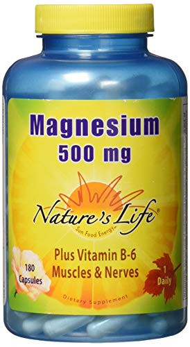 Nature s Life Magnesium Capsules 500 Mg 180 Count - Warehousesoverstock