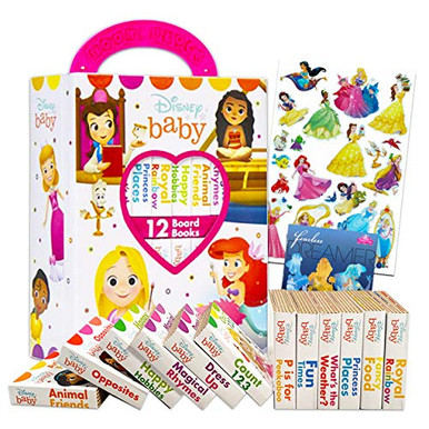 Disney Board Books Disney Baby Story Book Set~ 12 Pack Disney Princess ...