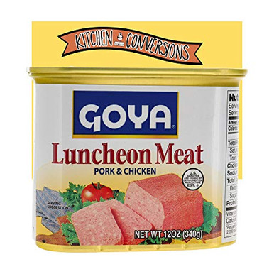Goya Pork Chicken Luncheon Meat Bundle - 12 Oz 340g - Fully Cooked ...