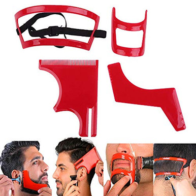 4 Pcs Beard Shaping Tool Kit Men s Beard Shaping Tool Neckline Template ...