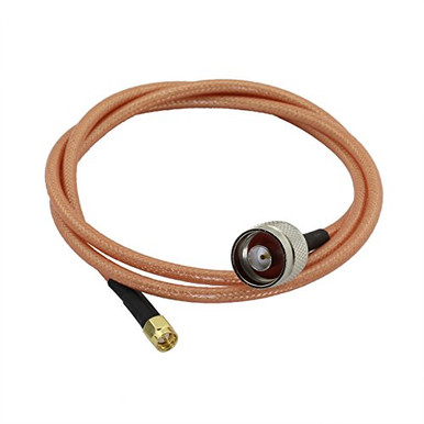 Maxmoral 1PCS SMA-N RG142 Coax Cable N Male Plug to SMA Male Jack RF ...