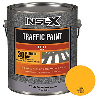 INSL-X TP322409A-01 Acrylic Latex Traffic Paint, 1 Gallon, Yellow ...