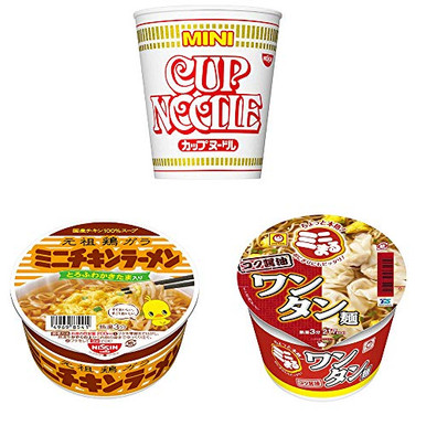 Mini Cup Ramen Set 1-3oz 3Types Japanese Mini Size Instant Noodle ...