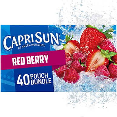 Capri Sun Red Berry Ready-to-Drink Juice 40 Pouches 4 Boxes of 10 ...