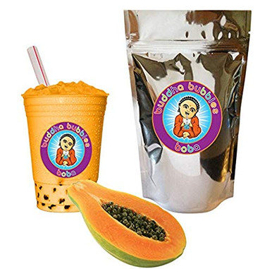 Papaya Boba - Bubble Tea Drink Mix Powder By Buddha Bubbles Boba 10 ...