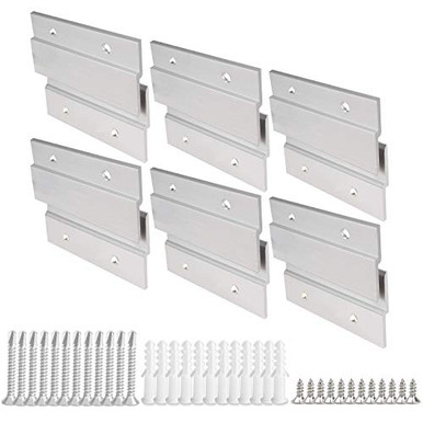 French Cleat Picture Hanger Aluminum Z Hanger Interlocking Wall ...