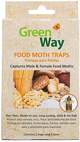 GreenWay Food Moth Trap - 3 Boxes - 6 Traps and Lures Pheromone ...