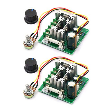 DaFuRui 2Pack Upgraded 6V-90V 15A DC Motor Pump PWM Speed Controller ...