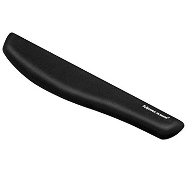 Fellowes PlushTouch Wrist Rest with FoamFusion Technology Black 9252101 ...