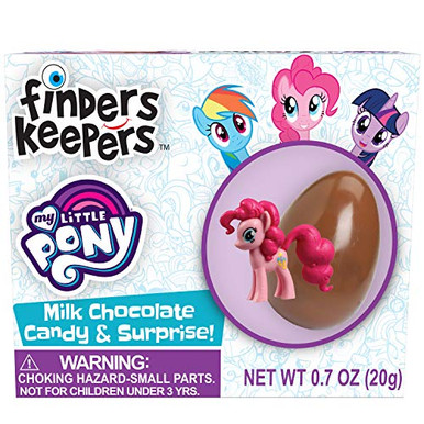 Finders Keepers My Little Pony Milk Chocolate Candy Egg Toy Surprise ...