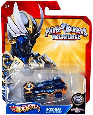 Hot Wheels Power Rangers Megaforce 1 50 Die Cast Car Vrak Alien Cyborg ...