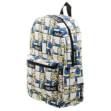Fallout Vault Boy Backpack 14 x 20in - Warehousesoverstock