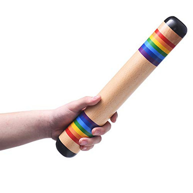 13-8 Inch Rain Stick Wooden Rainmaker Rainstick Rattle Shaker Rainfall ...