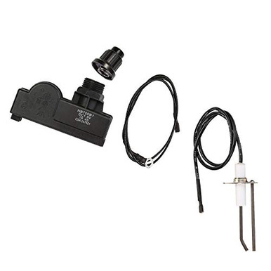 WADEO Fire Pit Igniter Push Button Ignition Kit with 2 Outlet and ...