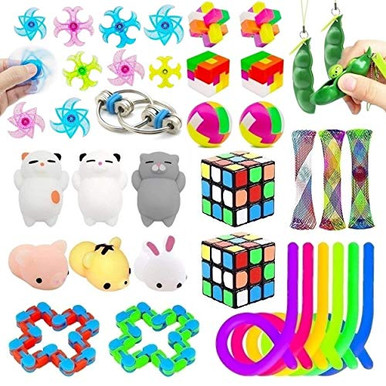Sensory Fidget Toys Set for Kids Stress Anxiety Relief Fidgets Items ...