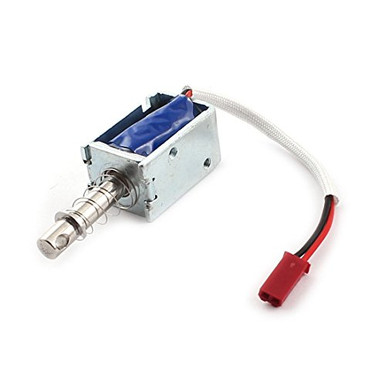 Uxcell DC 6V 5 mm 1000g Spring Plunger Pull Solenoid Electromagnet ...