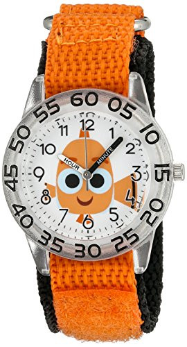 Disney Girl s Finding Dory Quartz Plastic and Nylon Watch Color Orange ...