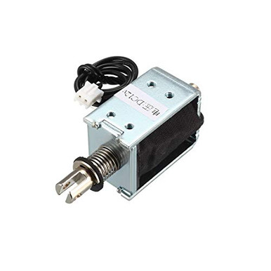 uxcell DC 12V 400g 10mm Pull Push Type Solenoid Electromagnet Open ...