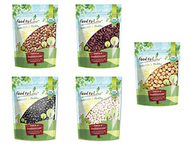 Organic Beans in a Gift Box - A Variety Pack of Pinto Beans Dark Red ...