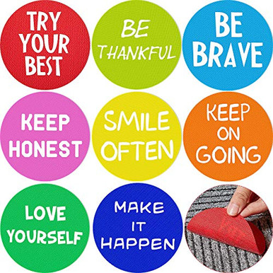 Positive Sayings Carpet Markers Classroom Sitting Carpet Spots for ...