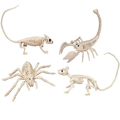 Skeleton Animal Halloween Party Decoration Plastic Decor Costume Party ...