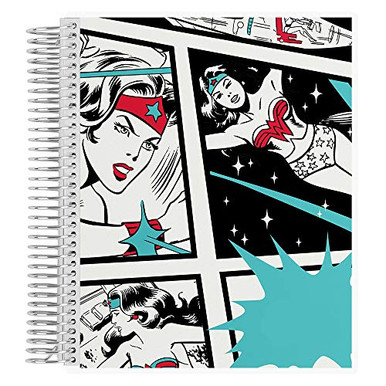 Wonder Woman x Erin Condren Classic Comic Kids Coiled Handwriting ...