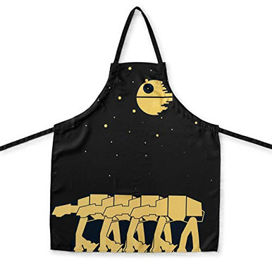OFFICIAL Star Wars Kitchen Apron Features the Death Star and AT-AT ...