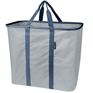 CleverMade Collapsible Laundry Tote Large Foldable Clothes Hamper Bag ...