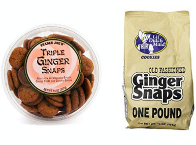 Trader Joe s Triple Ginger Snaps and Dutch Ginger Snap Cookies ...