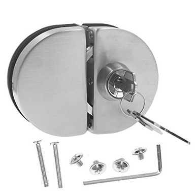 BTMB Glass Door Lock Double Bolts Swing Push Sliding Gate Lock ...