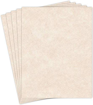 Natural Cream Stationery Parchment Recycled Paper 65Lb Cover Cardstock ...