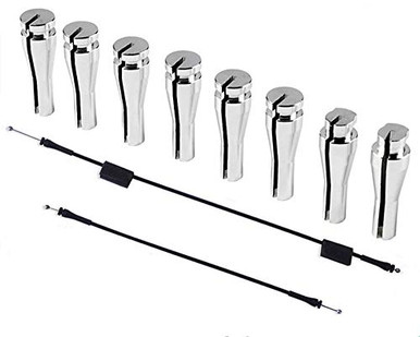 TUIJODAIX 8 Ends Door Cable Repair Kit Fits Ford F-Series E-Series ...