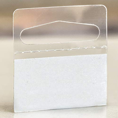 Hanging Display Tabs with Large Adhesive Slot Hole Peel and Stick ...