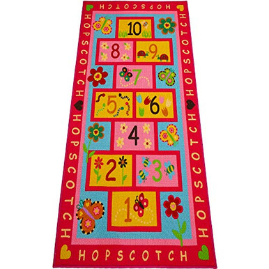 Hopscotch Rug Extra Large 72 x39 Hop and Count -Fun And Educational ...