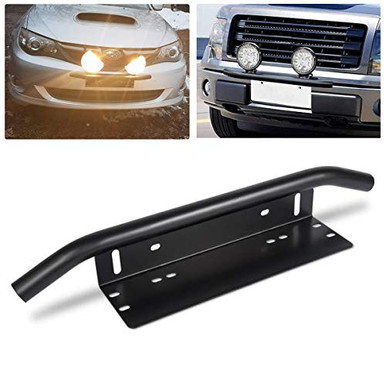 Front Bumper 6x12 inch Universal License Plate Holder Mounting Bracket ...