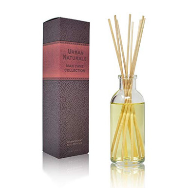Urban Naturals Vetiver Home Fragrance Reed Diffuser Set Man CAVE Vetiver Oud Warm Amber ...