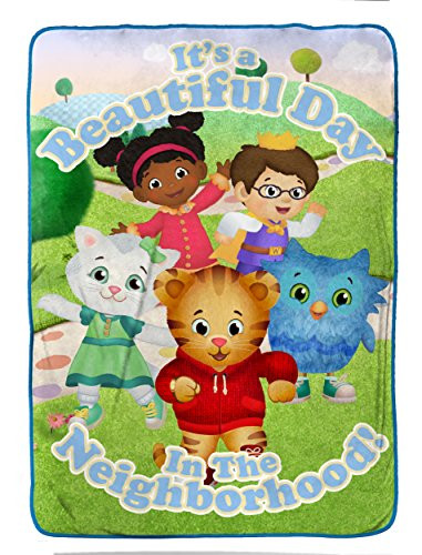 Jay Franco PBS Kids Daniel Tiger 'Treehouse Pals' Plush 62" x 90" Twin ...