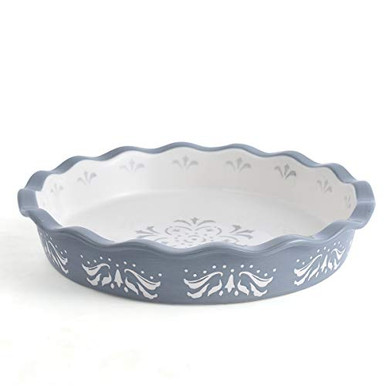Original Heart Pie Pan Pie Plate Ceramic Pie Dish 9 inch Pie Pan Deep ...