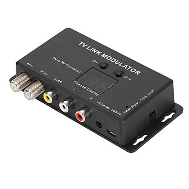 Bewinner1 UHF Modulator TV Link Modulator AV to RF Converter IR ...