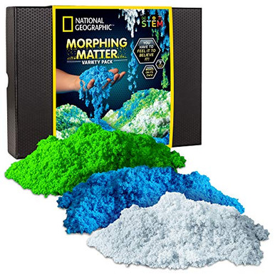 NATIONAL GEOGRAPHIC Morphing Matter Pack Play Set Comes with 9 Cups of ...