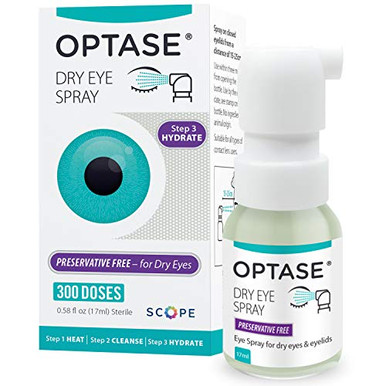 Optase Eye Spray - Preservative Free Emulsion Spray for Dry Eyes and ...