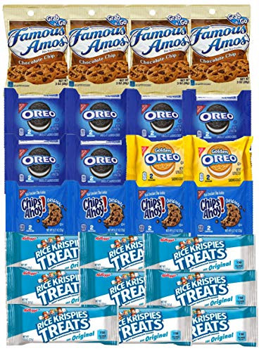 Oreo s Chips Ahoy Famous Amos and Rice Krispies Treats Variety Pack 29 ...