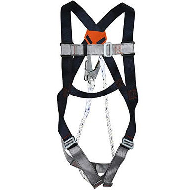 Safety Harness Fall Protection Kit Construction Full Body System With 3 ...