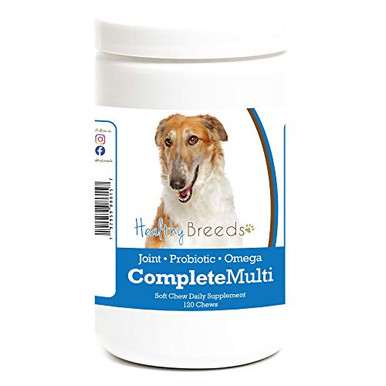 Healthy Breeds Borzois All in One Multivitamin Soft Chew 120 Count ...