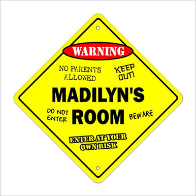 Madilyn s Room Sign Crossing Zone Xing Indoor-Outdoor 20 Tall Kids ...