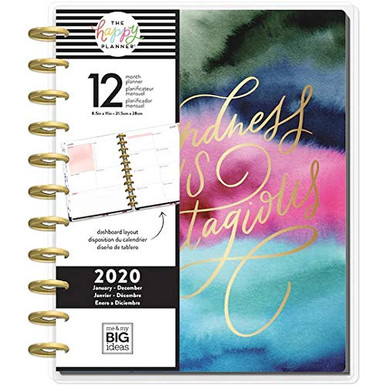 Create 365 Planner The Happy PlannerKindness is Contagious 2020 Dated ...
