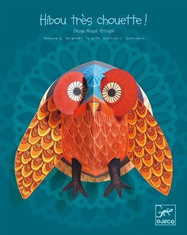 Djeco Pop Up Art: Owl - Warehousesoverstock