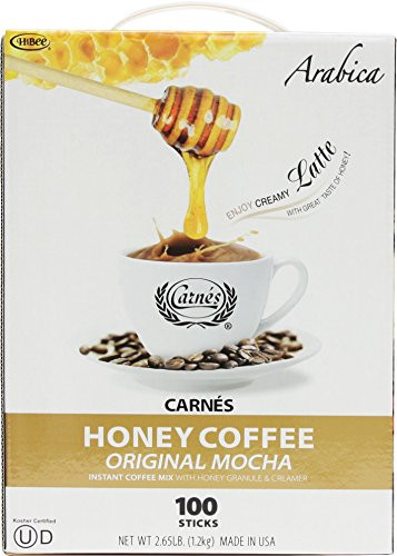 Carnes Premium Instant Coffee Mix with Honey Powder Original Mocha 100 ...